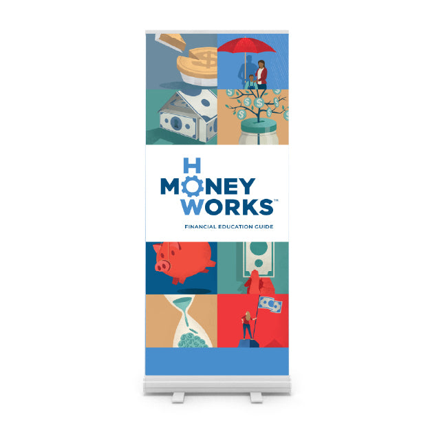 34" x 79" How Money Works Retractable Banner Stand – Primerica Store