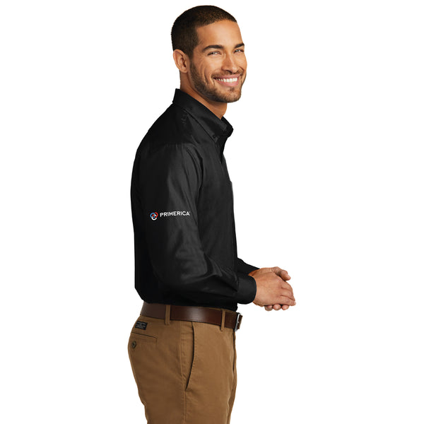 Barone's Barracudas Long Sleeve Poplin Shirt Black – Primerica Store