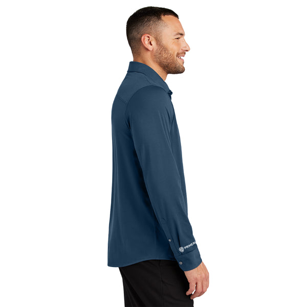 Fontana Financial Stretch Jersey Long Sleeve Shirt Insignia Blue ...