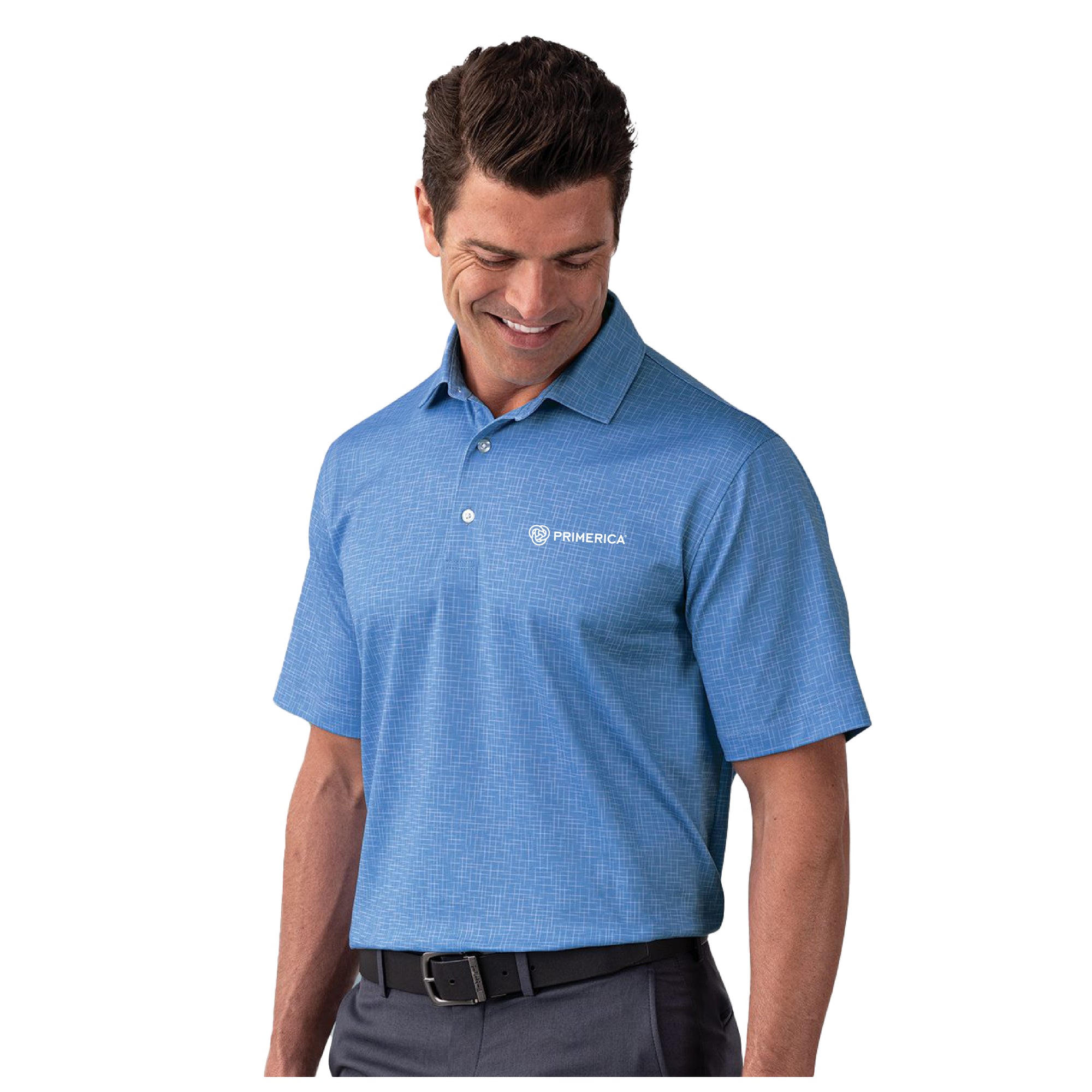 Men's Textured Performance Polo – Primerica Store