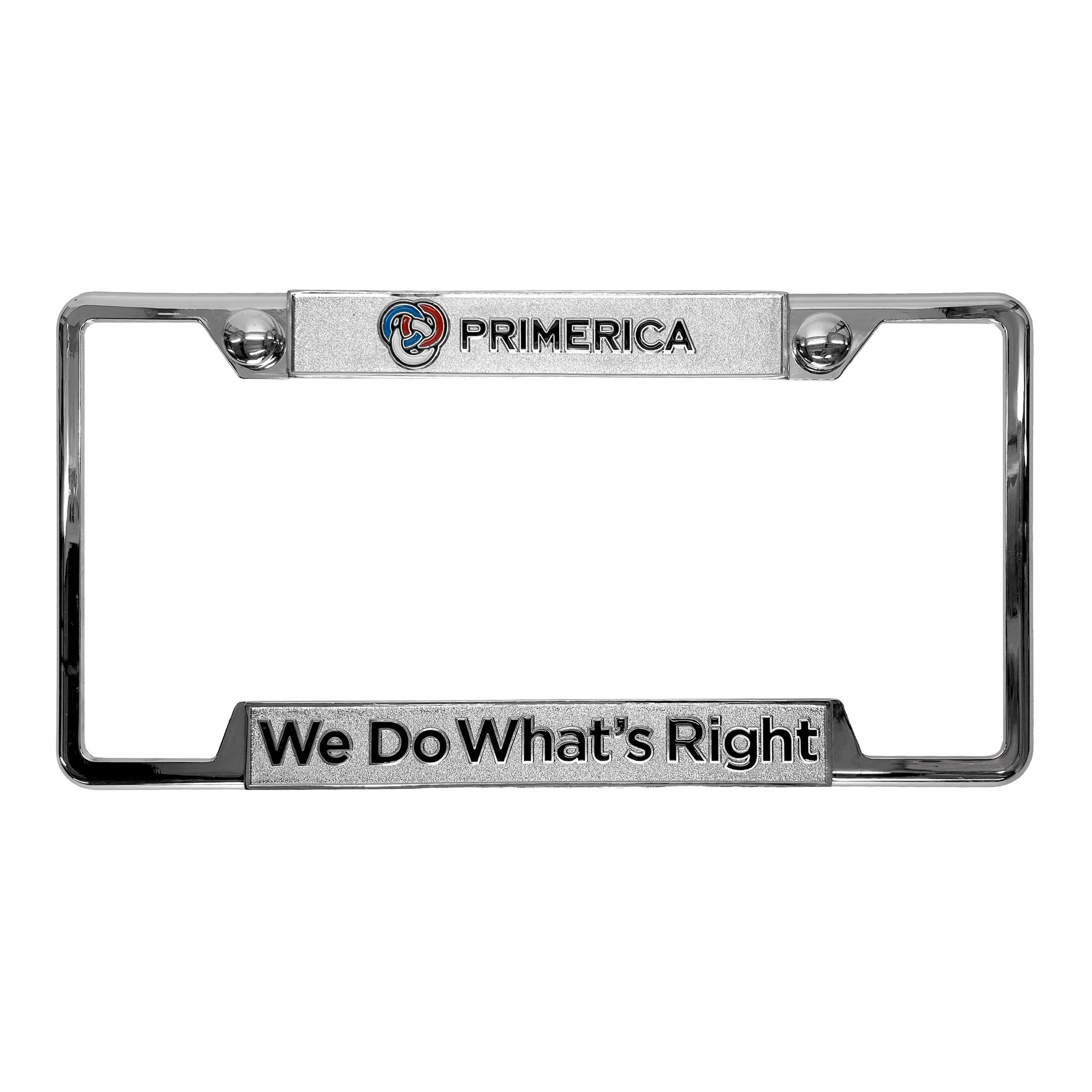 Chrome License Plate Frame – Primerica Store