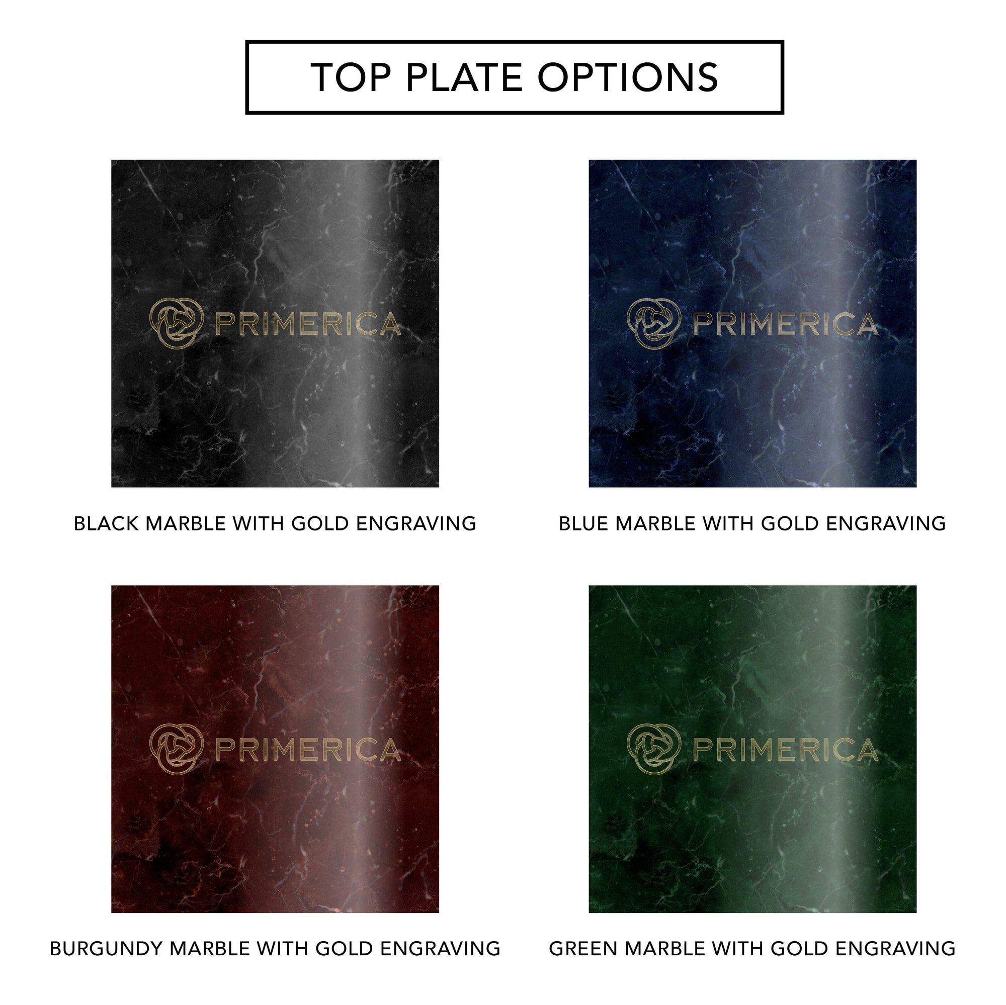 Modern Diamond Engraved Marble Plaque on Black Marble Board – Primerica ...
