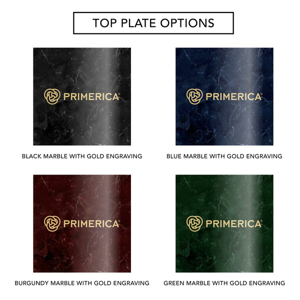 Classic Laser Engraved Marble Plaque on White Marble Board – Primerica ...